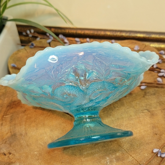 Dugan Glass | Accents | Vintage Dugan Glass Company Question Mark Blue ...